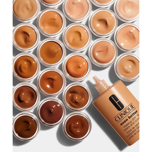 Clinique Even Better Makeup SPF15 Fluid Foundation for Uneven Skin Tone ...