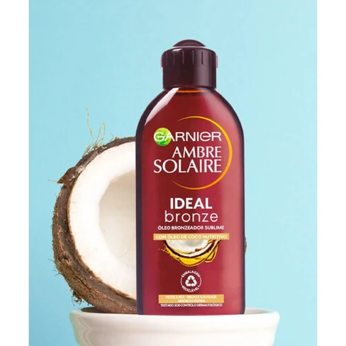Garnier Ambre Solaire Ideal Bronze Tanning Oil SweetCare Israel