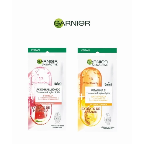 Garnier Skin Active Tissue Masks Ampoules - SweetCare Saint Barthelemy