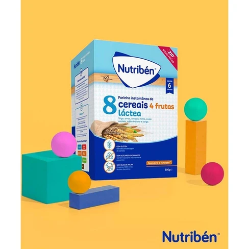 Nutribén 8 Cereals with 4 Fruits and Adapted Milk SweetCare United States