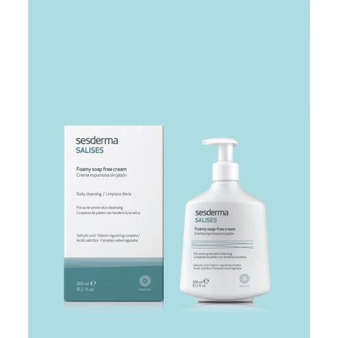 Sesderma Salises Soap Free Foamy Cream for Acne-Prone Skin SweetCare ...