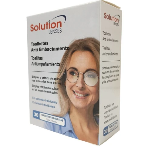 Solution Lenses مناديل مضادة للضباب للنظارات SweetCare Tunisia