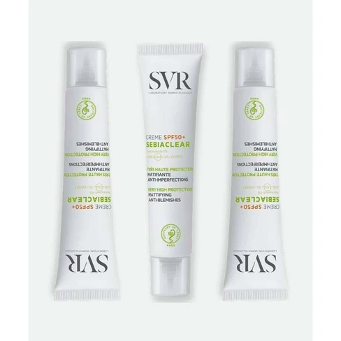 SVR Sebiaclear SPF50 para Peles Oleosas com Tendência Acneica ...