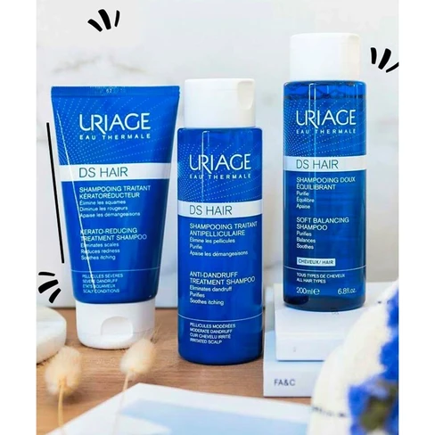 Uriage Ds Hair Shampoo Tratamento Queratorregulador SweetCare Portugal