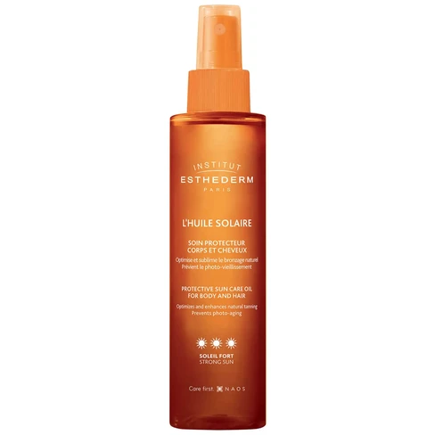 Institut Esthederm Solaire Strong Oil Sunscreen for Hair and Body ...