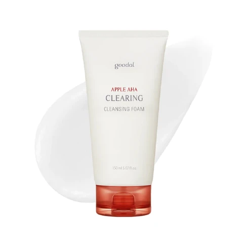 Goodal Apple AHA Clearing Cleansing Foam - Limpeza suave para todos os ...