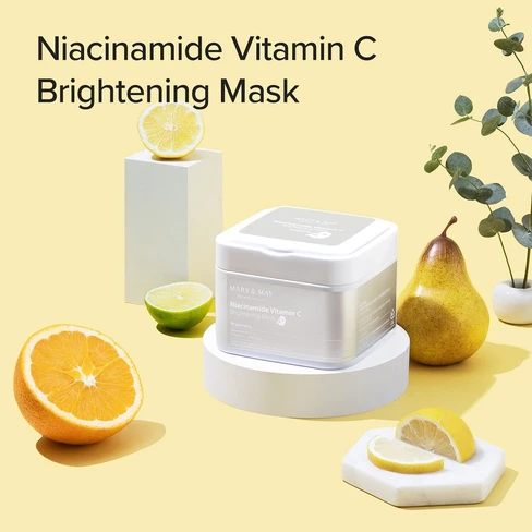 Máry & May Niacinamide Vitamin C Brightening Mask Pack - Brightening ...
