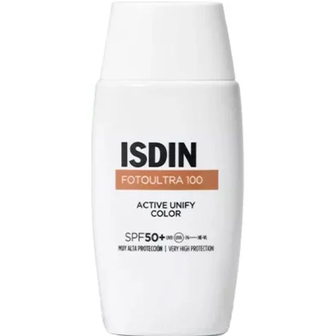 Isdin Fotoultra 100 Active Unify Fusion Fluid Color SPF 50 + SweetCare ...