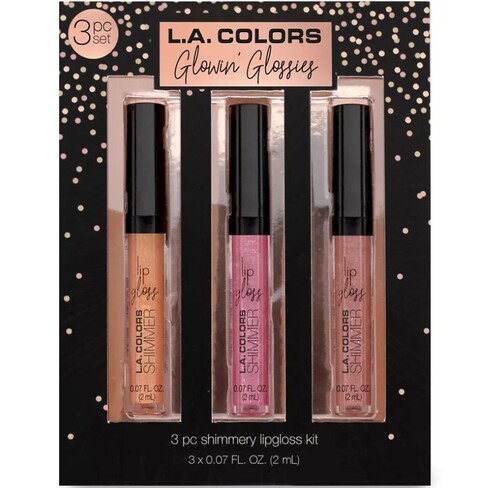 L.A. Colors 3 Pieces Shimmery Lipgloss Kit SweetCare Cambodia