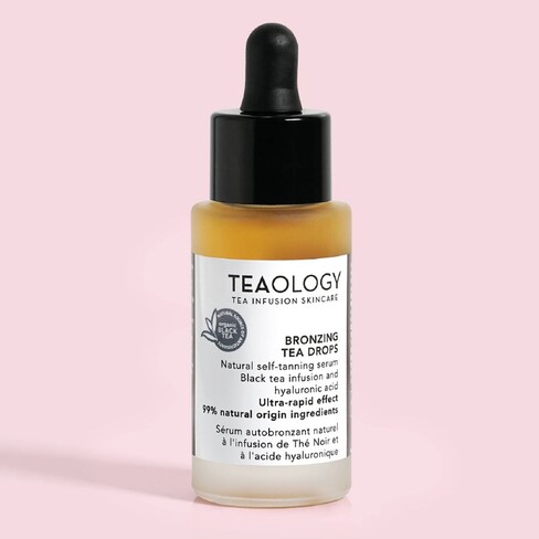 Teaology Bronzing Tea Drops Natural Self-Tanning Serum SweetCare Saint ...