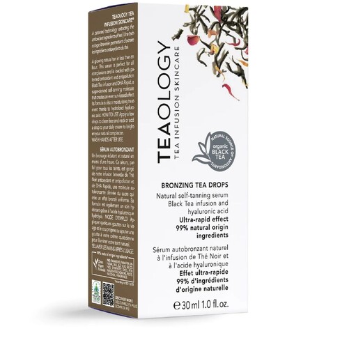 Teaology Bronzing Tea Drops Natural Self-Tanning Serum SweetCare Saint ...