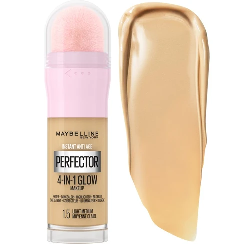 Maybelline Instant Age Rewind Perfector 4-in-1 Glow Primer, Corretor ...