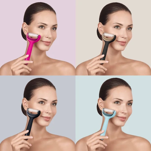 Geske Microneedle Face and Body Roller 8 in 1 SmartAppGuided SweetCare ...