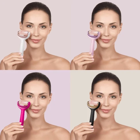 Geske MicroNeedle Face and Body Roller 9 in 1 SmartAppGuided SweetCare ...