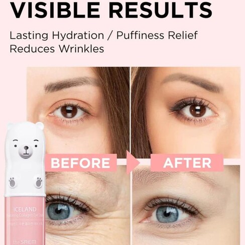 The Saem Iceland Hydrating Collagen Eye Stick Cooling Moisture ...