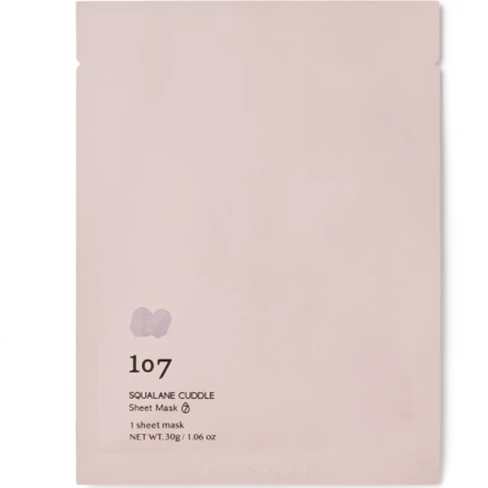 107 beauty Squalane Cuddle Sheet Mask for Dry to Combination Skin ...