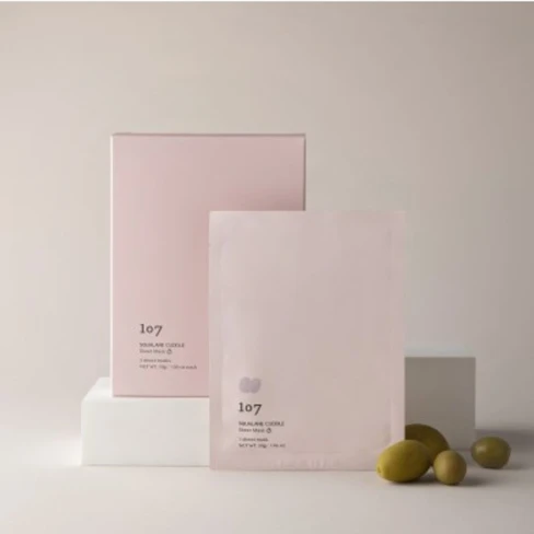 107 beauty Squalane Cuddle Sheet Mask for Dry to Combination Skin ...