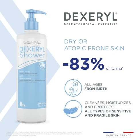 Dexeryl Shower Cream for Body and Face SweetCare United States