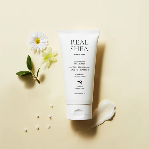 Rated Green Real Shea Protein Recharging Leave in Treatment - for ...