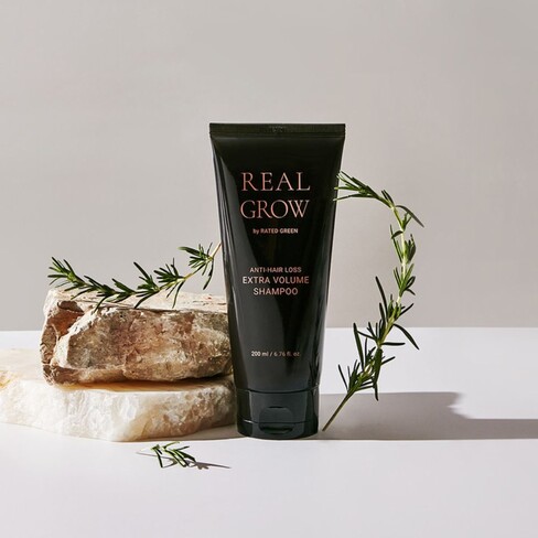 Rated Green Real Grow Anti Hair Loss Extra Volume Shampoo - Strengthens ...