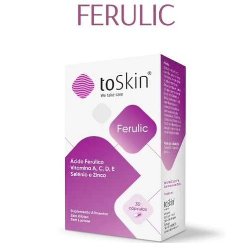 ToSkin Ferulic Antioxidante Suplemento Alimentar - SweetCare Portugal