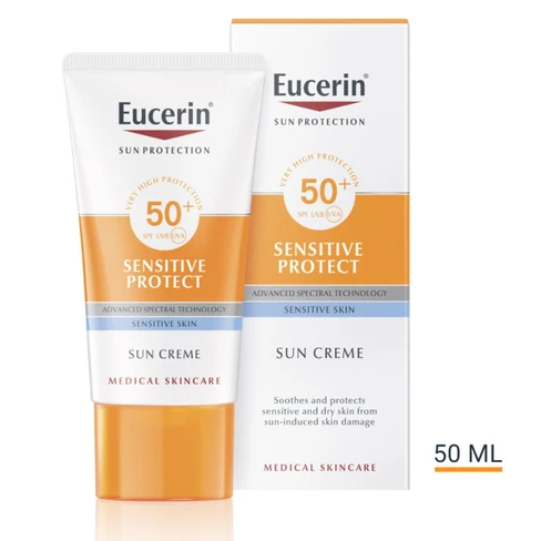 Eucerin Sun Protection Sensitive Protect SPF50+ Sun Cream Sensitive ...