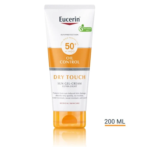 Eucerin Sun Protection Oil Control SPF50+ Sun Body Gel-Cream Dry Touch ...