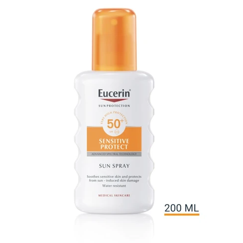 Eucerin Sun Protection Sensitive Protect SPF50+ Sun Body Spray ...