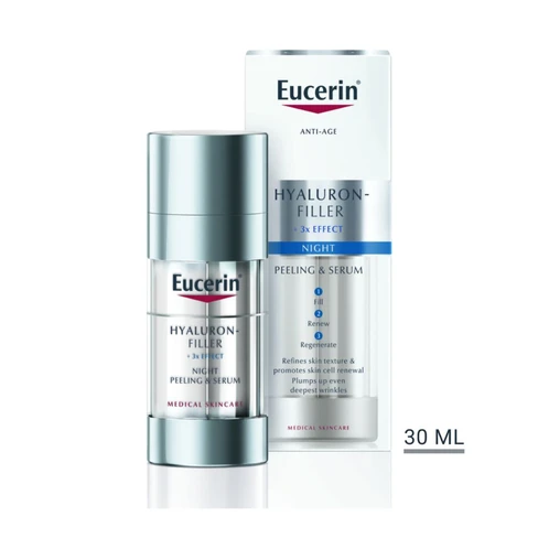 Eucerin Hyaluron-Filler 3x Effect Night Peeling and Serum Double ...