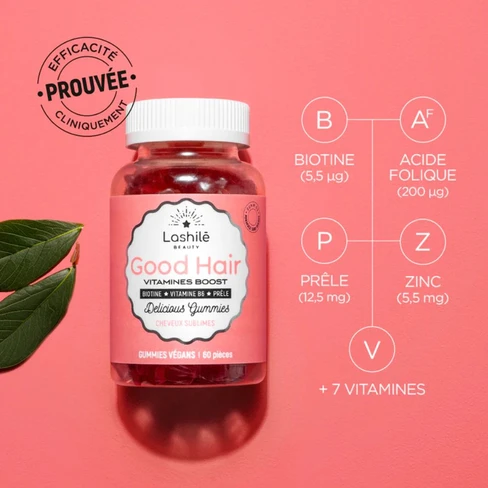 Lashilé Beauty Good Hair Suplemento Alimentar para Crescimento do ...