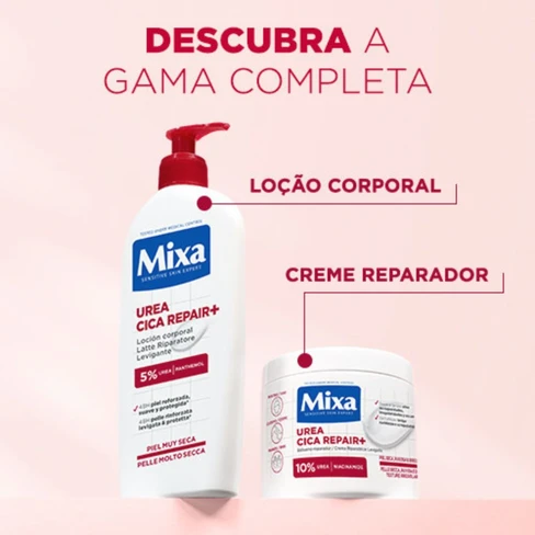 Mixa Urea Cica Repair+ Repairing Balm 10% Urea and Niacinamide ...