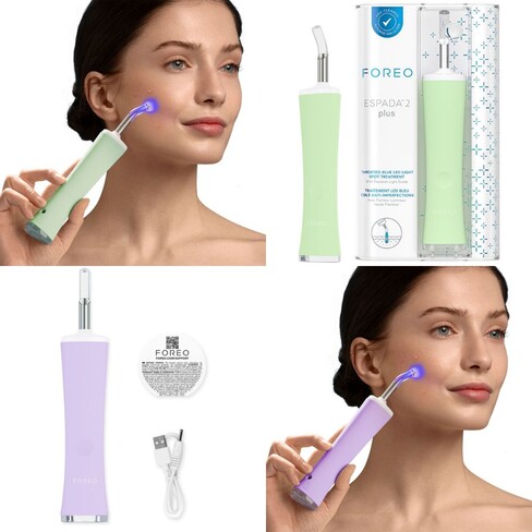 Foreo Espada™ 2 Plus Precise Targeting Blue Led Light Acne Treatment ...