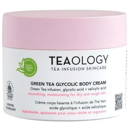 Teaology Green Tea Glycolic Body Cream Dry and Rough Skin SweetCare ...