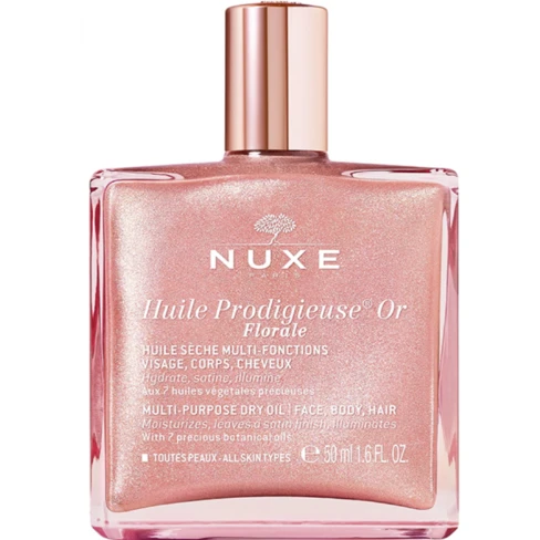 Nuxe Huile Prodigieuse Or Florale Dry Oil for Face, Body and Hair ...