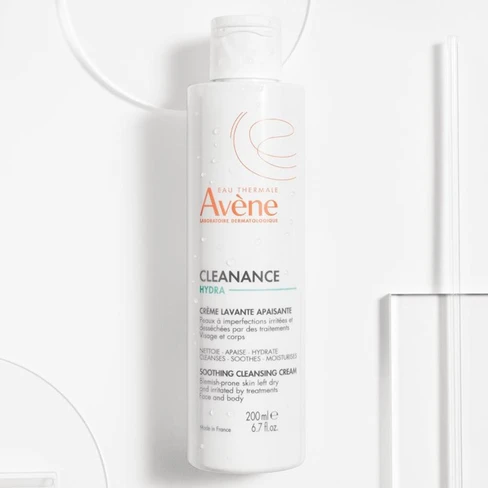 Avène Cleanance Hydra Soothing Cleansing Cream for Acne Prone Skin ...