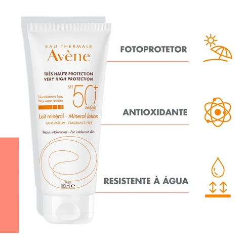 Avène Very High Protection Mineral Milk for Intolerant Skin SPF50 + - SweetCare Mauritius