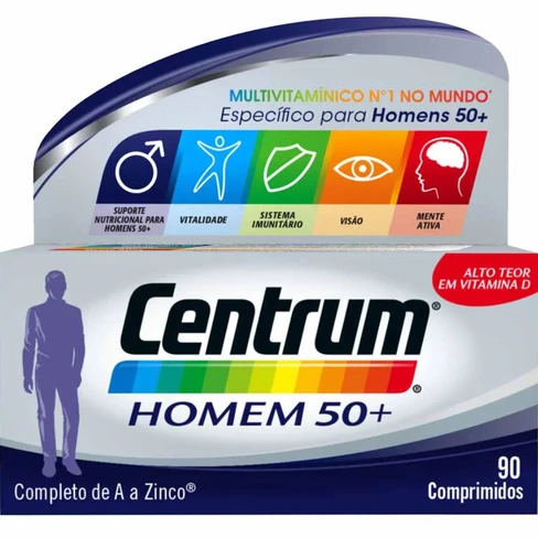 Centrum Hombres 50 + Suplementos dietéticos ultivitamínicos y minerales ...