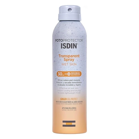 Isdin Fotoprotector Transparent Spray SPF30 Wet Skin for Body SweetCare ...