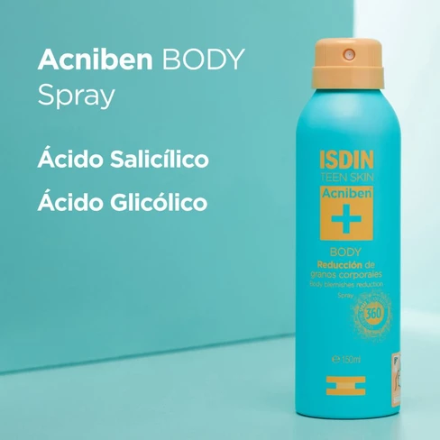 Isdin Teen Skin Acniben Spray Corporal - SweetCare United States