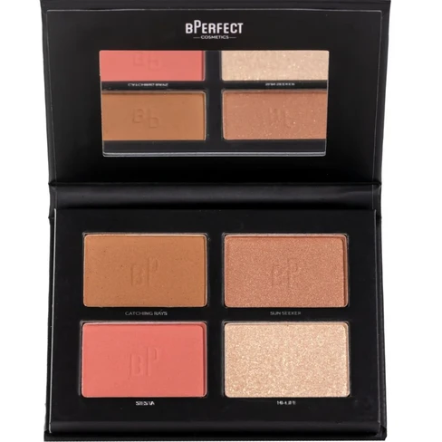Bperfect Shaded Face Quad Palette Multi-Use Face Palette SweetCare Aruba