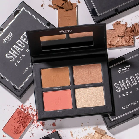 Bperfect Shaded Face Quad Palette Multi-Use Face Palette SweetCare Aruba