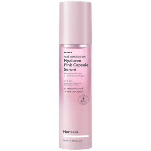 Hanskin Real Complexion Hyaluron Pink Capsule Serum Intense Hydration ...