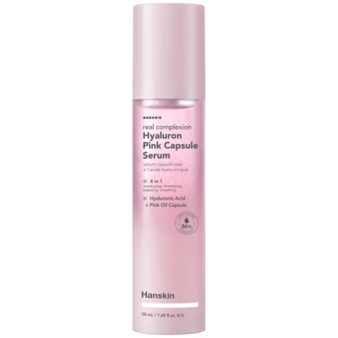 Hanskin Real Complexion Hyaluron Pink Capsule Serum Intense Hydration ...