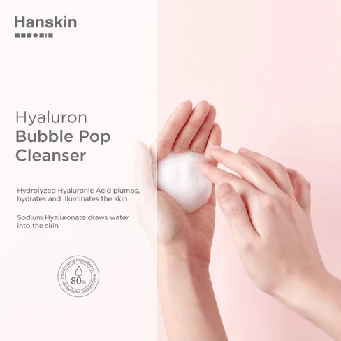 Hanskin Real Complexion Hyalurion Bubble Pop Cleanser 5 in 1 SweetCare ...