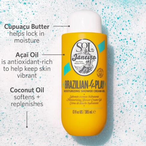 Sol de Janeiro Brazilian 4 Play Moisturizing Shower Cream-Gel SweetCare ...