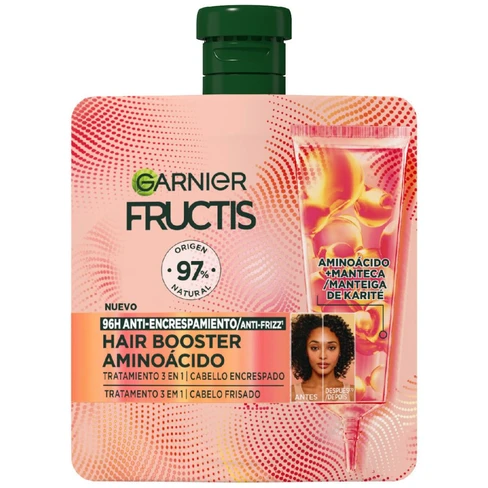 Garnier Fructis Hair Booster Amino Acid Anti-Frizz Treatment SweetCare ...