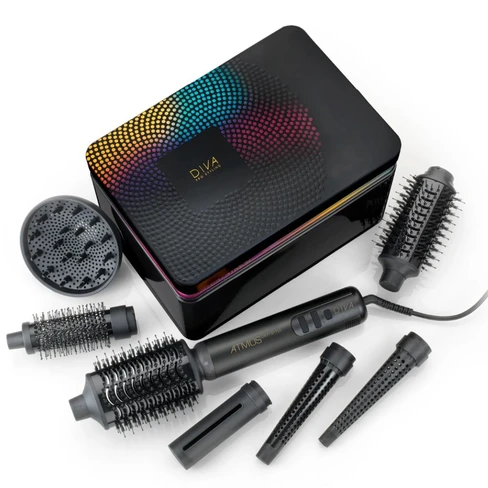 DIVA Pro Styling Atmos Dry and Style Hairdryer with Auto Air Curl ...