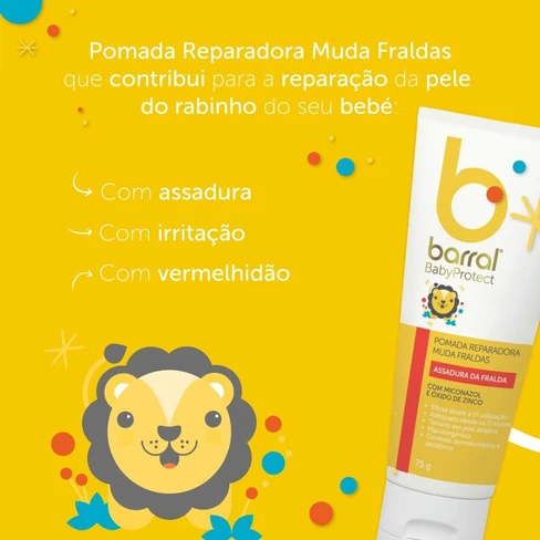 Barral Babyprotect Diaper Change Repair Ointment for Diaper Rash ...