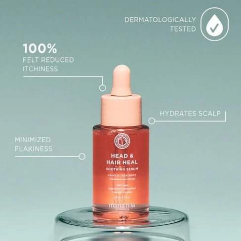 Maria Nila Head and Hair Heal Soothing Scalp Serum Leave-In Treatment ...