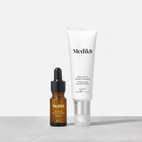 Medik8 Balance Moisturiser with Glycolic Acid Activator Matificante ...